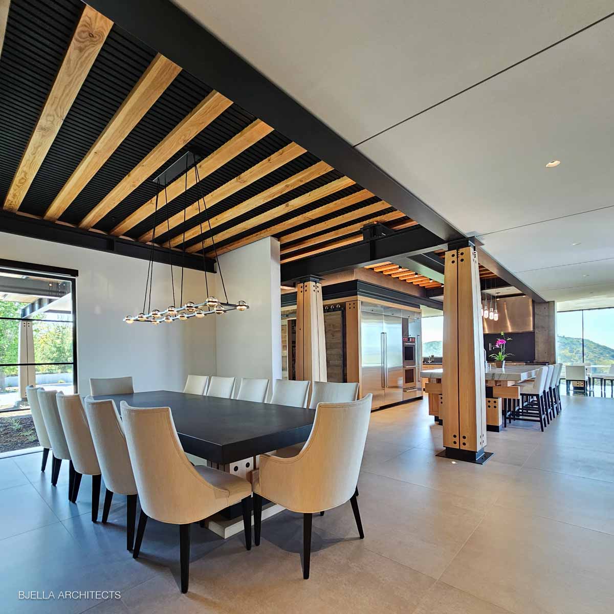 Romantic Modern Kitchen of Steel and Timber | Bjella Architects